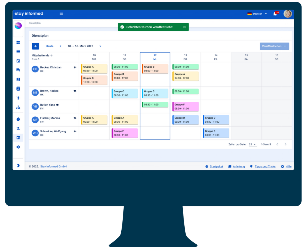 Zubuchbare Module für Stay Informed App | Erweiterungen